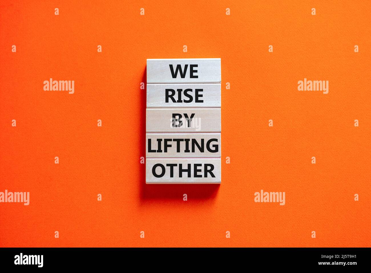 We rise by lifting other symbol. Concept words We rise by lifting other ...