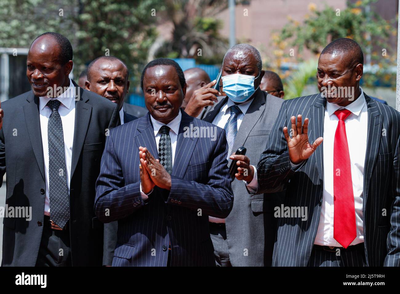 Nairobi, Kenya. 25th Apr, 2022. The former vice president Stephen ...