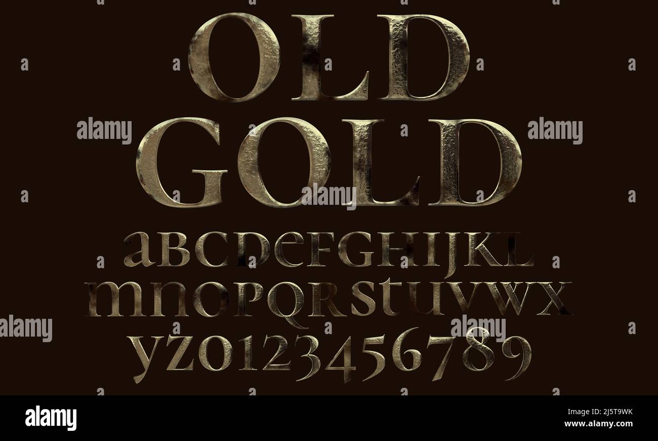 Old print numbers hi-res stock photography and images - Alamy