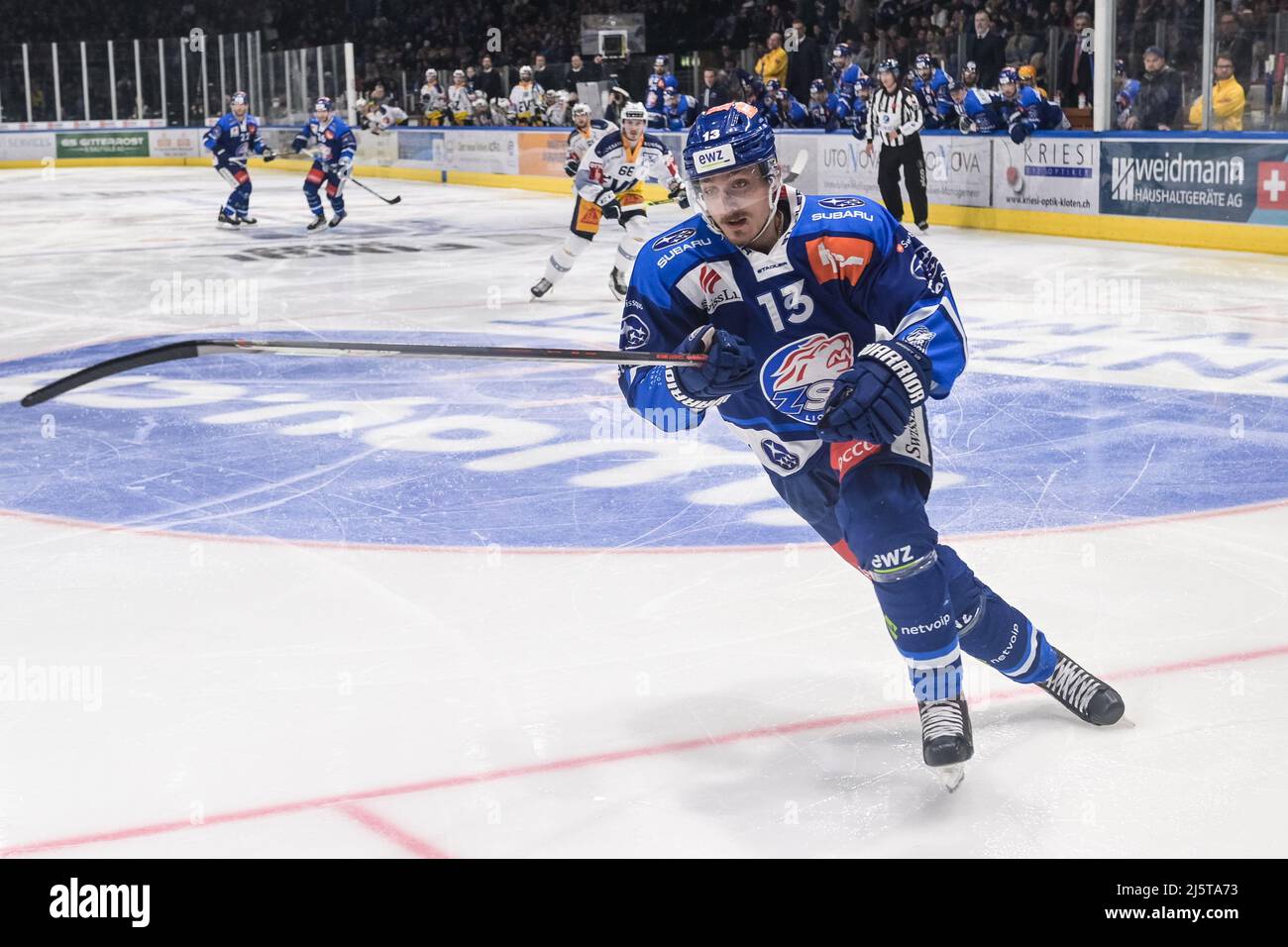 April 25, 2022, Zurich, Hallenstadion, Swiss National League Final Game ...