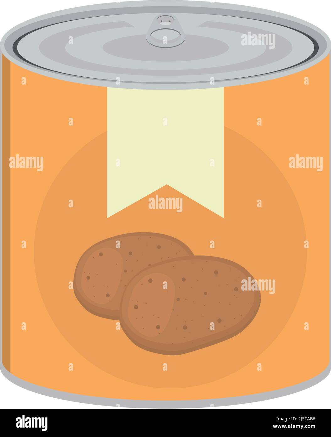 Bean can illustration Cut Out Stock Images & Pictures - Alamy