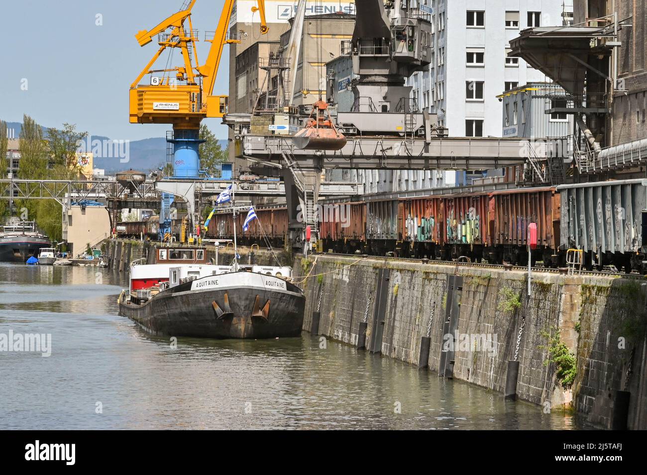 Rhine port basel basel switzerland hi-res stock photography and images ...