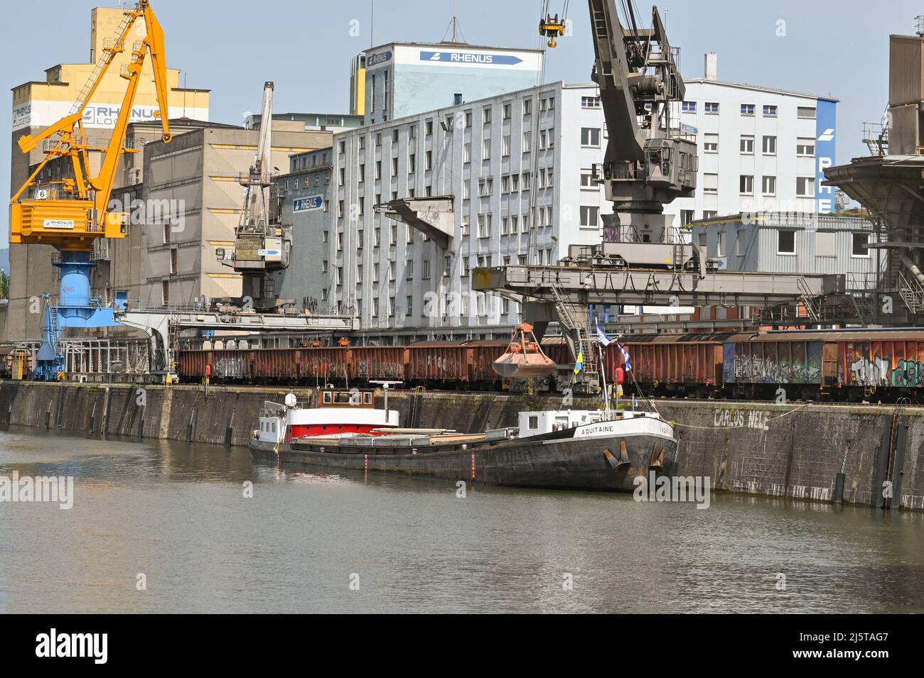 Rhine port basel basel switzerland hi-res stock photography and images ...