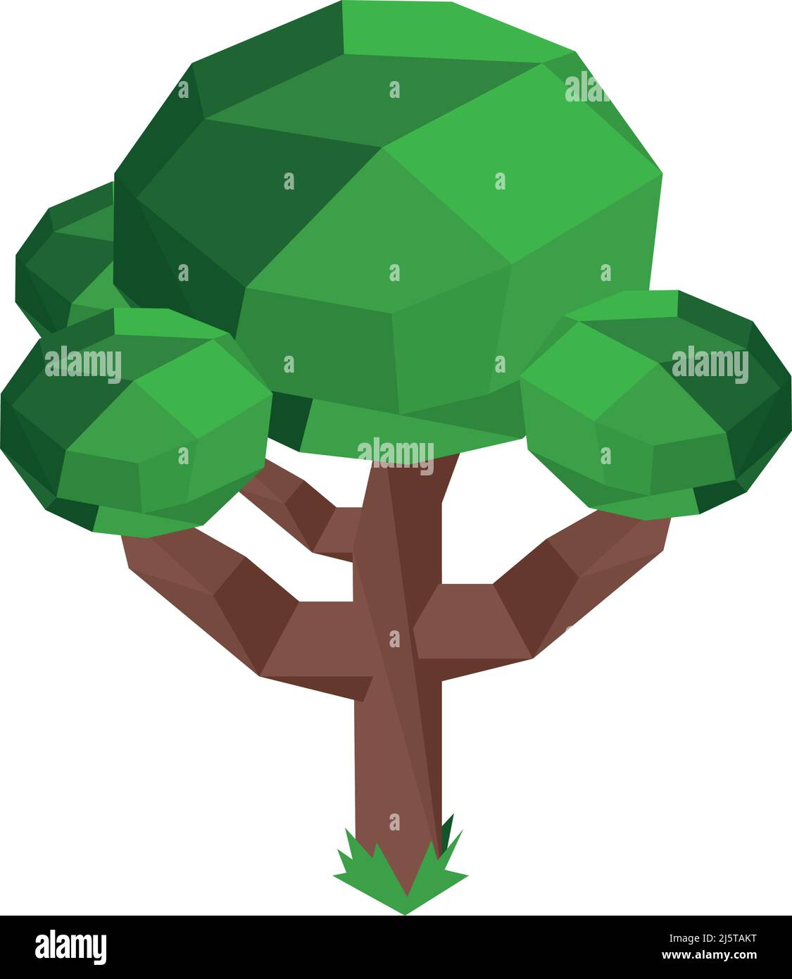 tree low poly Stock Vector Image & Art - Alamy