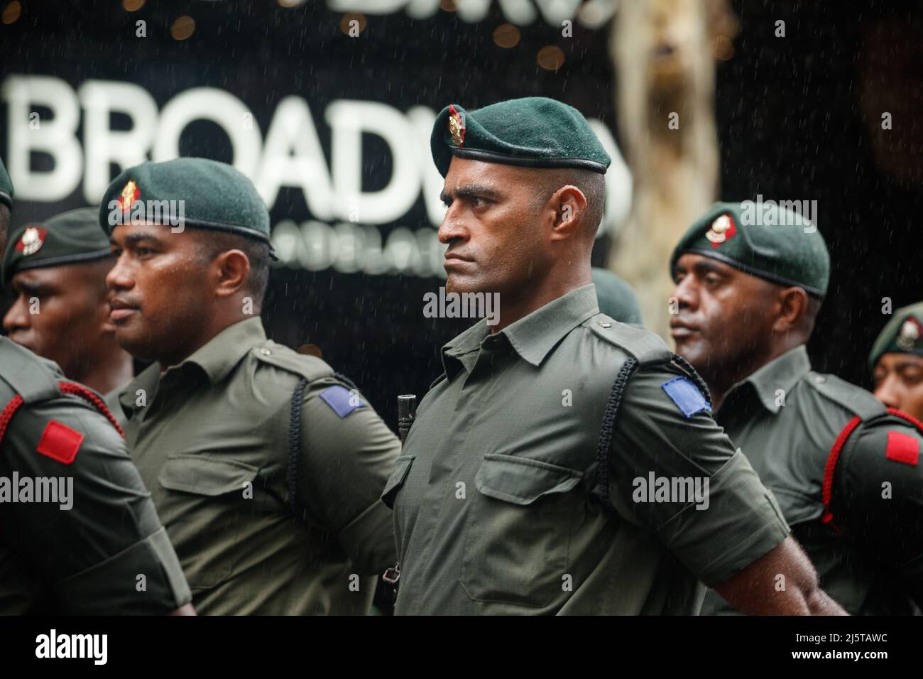 Australia army marching hi-res stock photography and images - Alamy
