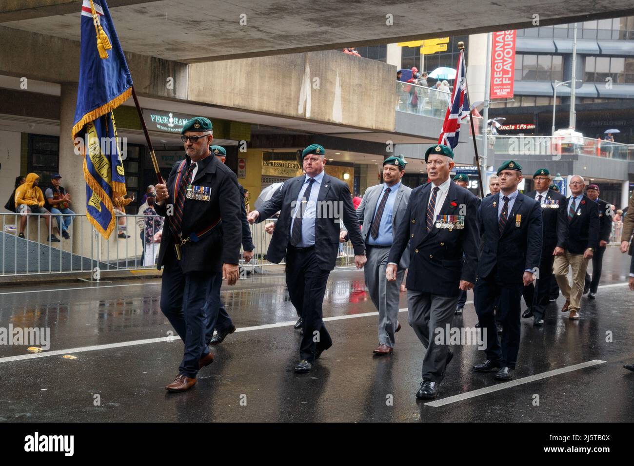Australia army marching hi-res stock photography and images - Alamy