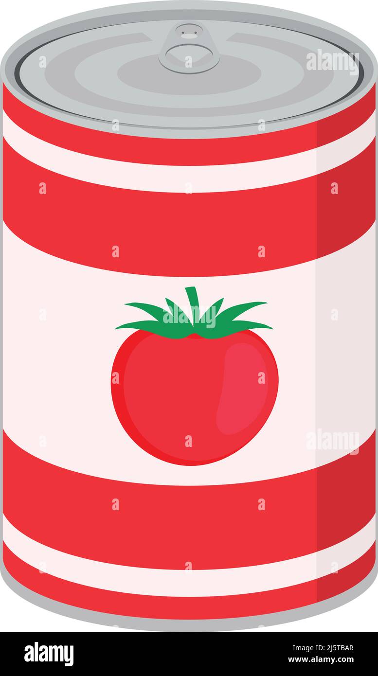 Tomato canning Stock Vector Images - Alamy