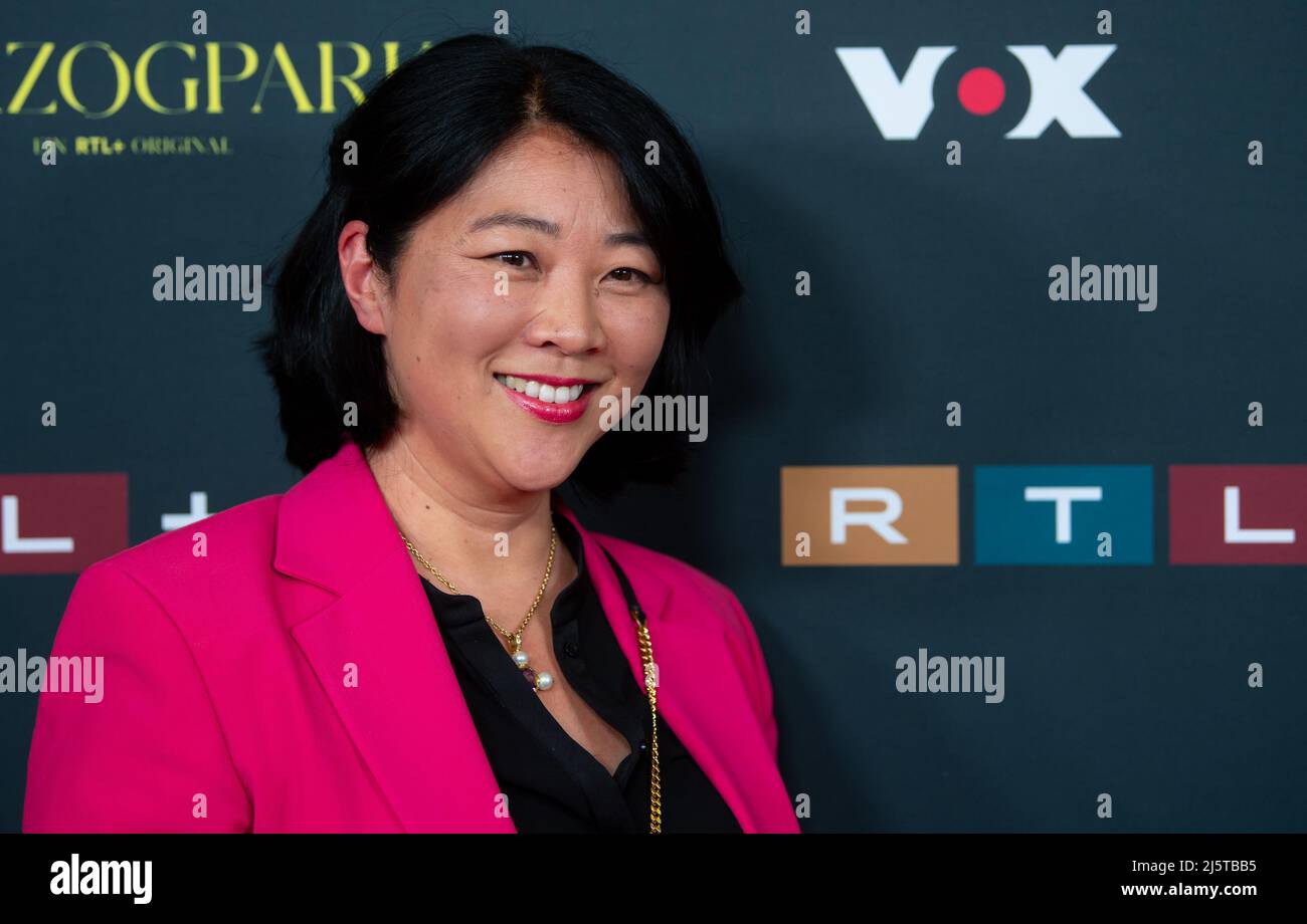 Munich, Germany. 25th Apr, 2022. Yoko Higuchi-Zitzmann, producer, comes ...