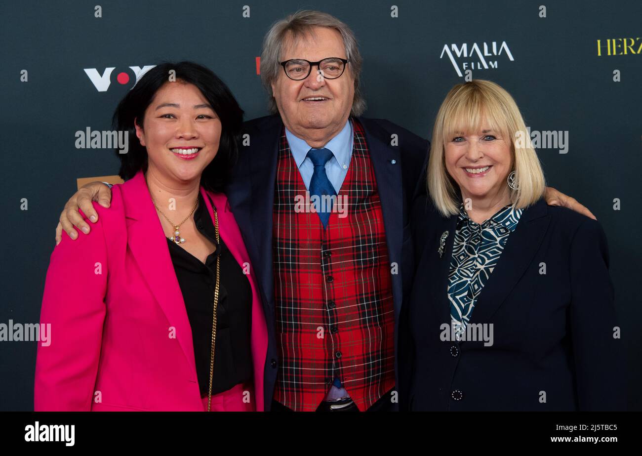 Munich, Germany. 25th Apr, 2022. Yoko Higuchi-Zitzmann (l-r), producer ...