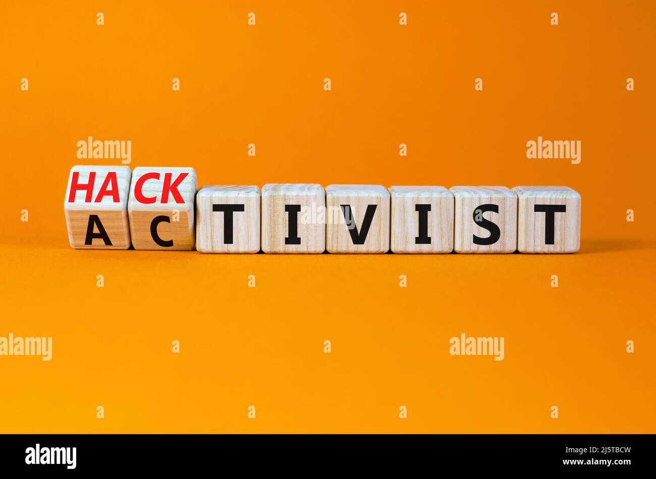 Activist or hacktivist symbol. Turned wooden cubes and changed the ...