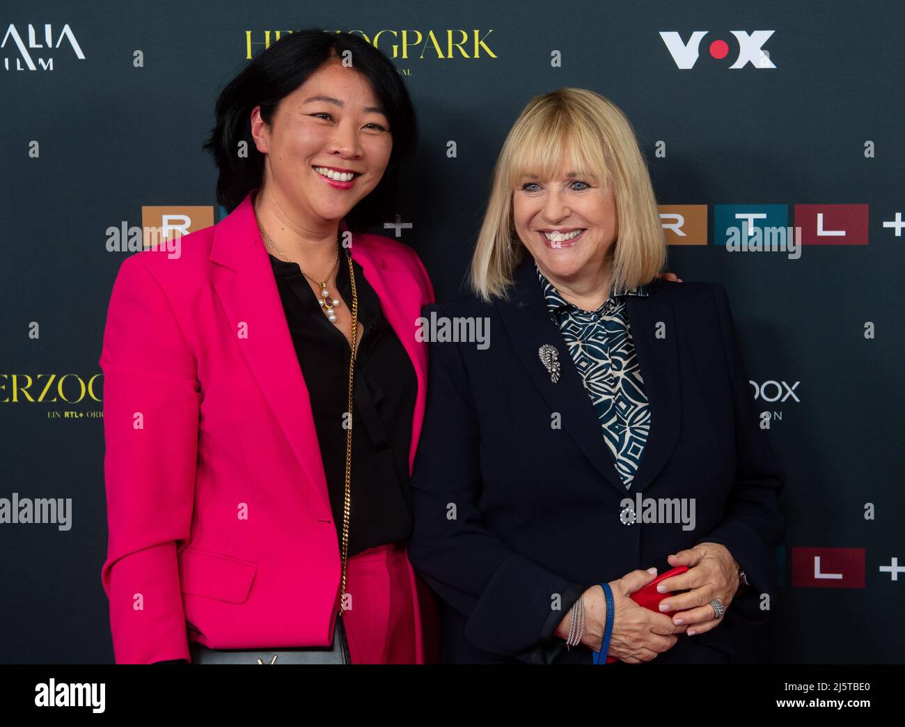 Munich, Germany. 25th Apr, 2022. Yoko Higuchi-Zitzmann, producer, and ...