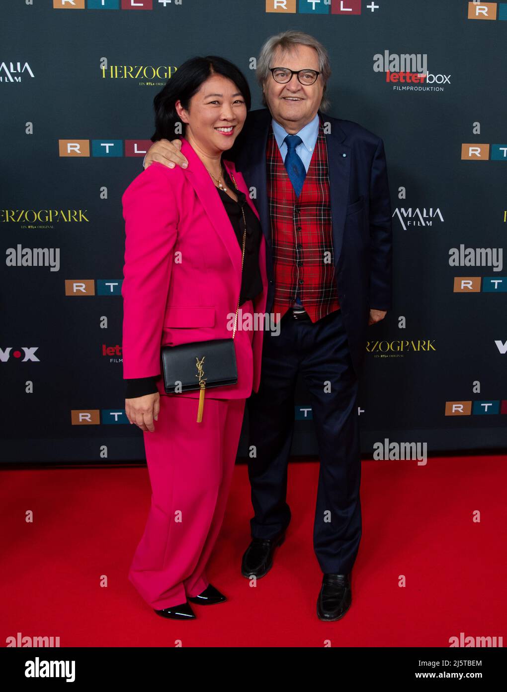 Munich, Germany. 25th Apr, 2022. Yoko Higuchi-Zitzmann, producer, and ...