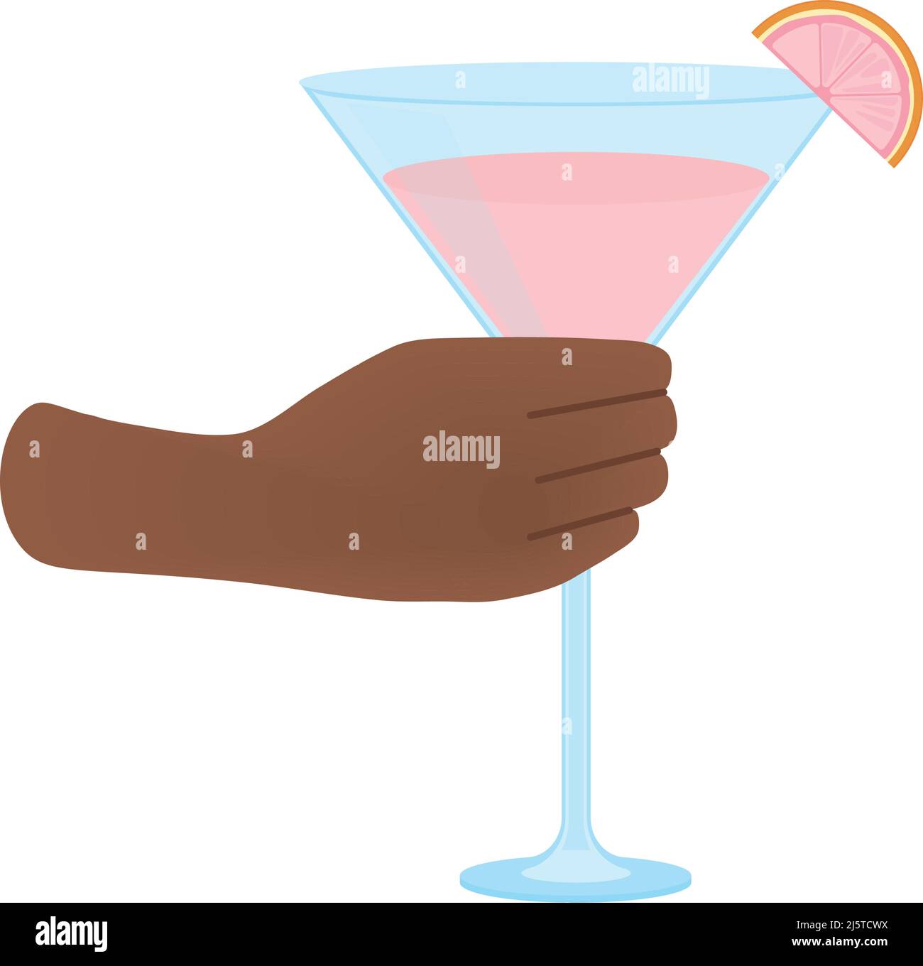 hand with a drink Stock Vector Image & Art - Alamy