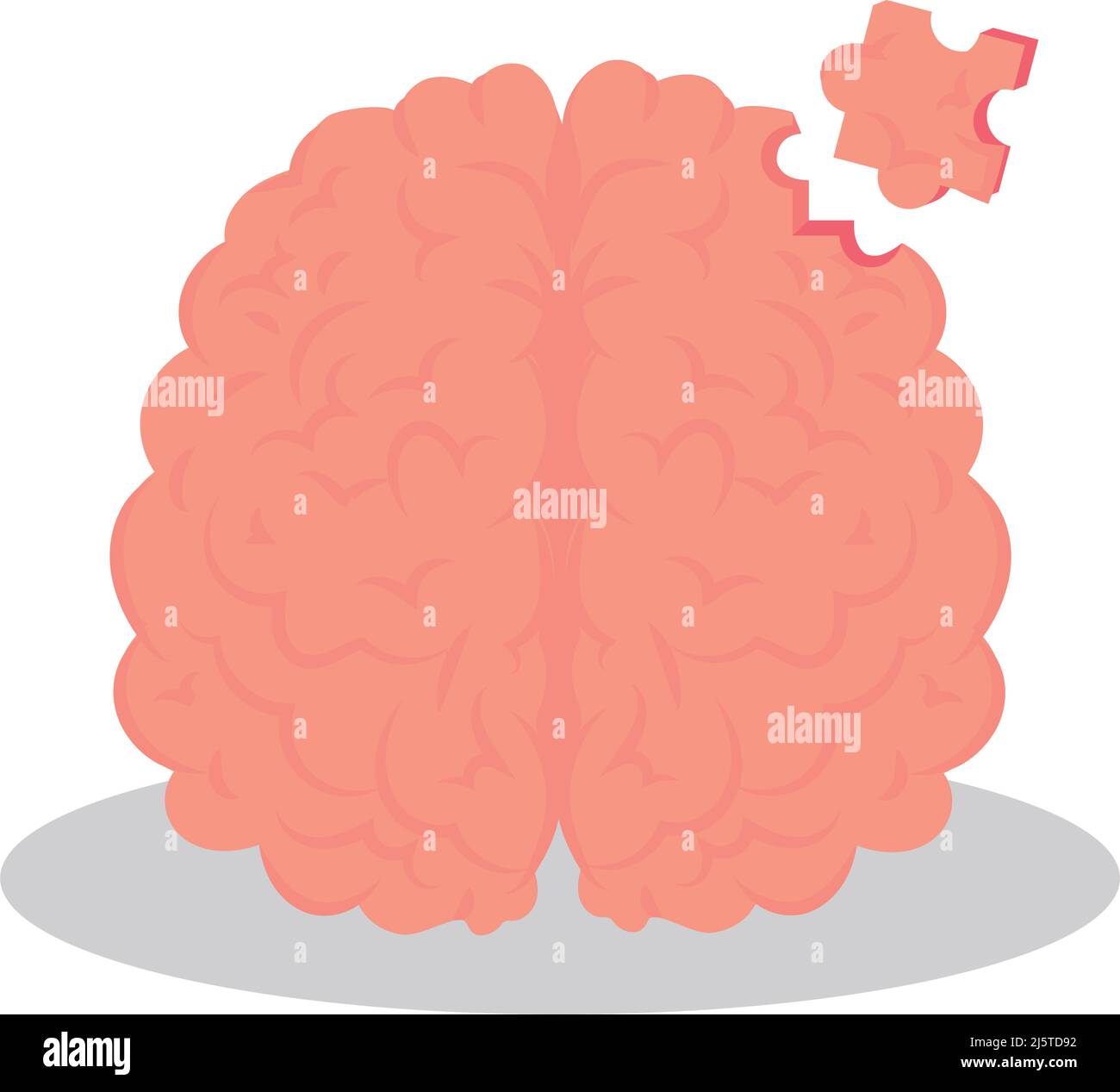 human brain puzzle Stock Vector Image & Art - Alamy