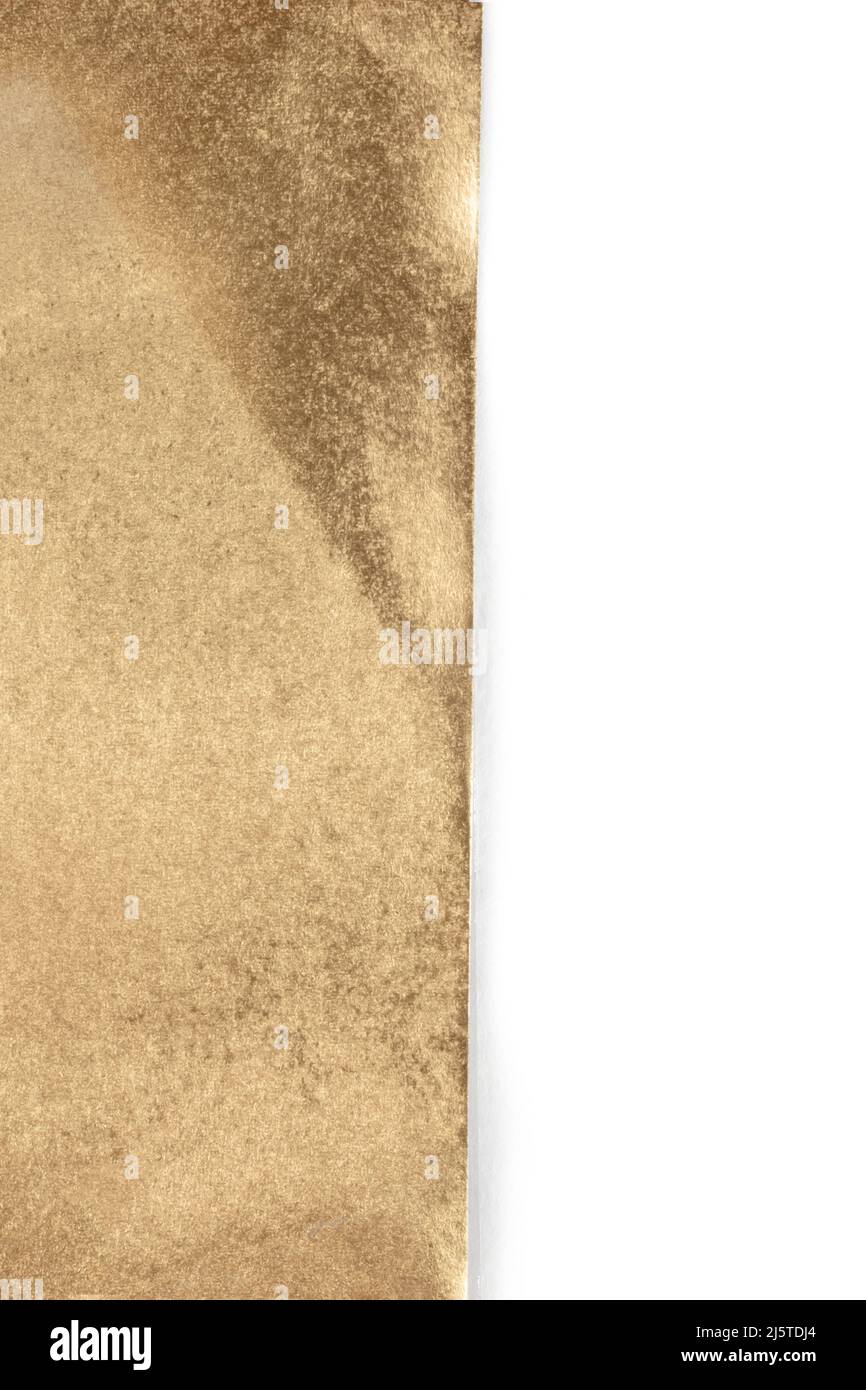 Golden wide stripe of paper for decoration. Luxury boho design ...
