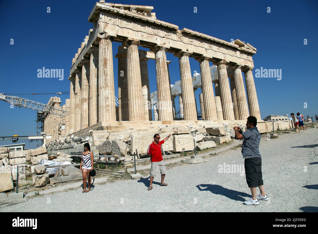 Greece parthenon 447 438 bc doric hi-res stock photography and images ...