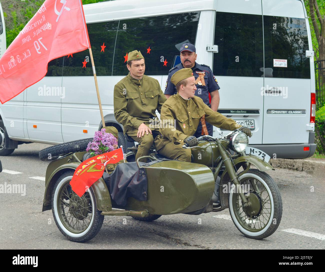 Ural motorcycle sidecar hi-res stock photography and images - Alamy