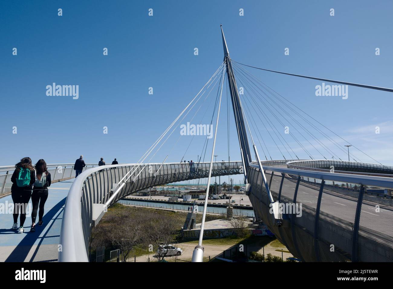 Ponte del Mare (Sea Bridge), completed in 2009, designed by Walter ...