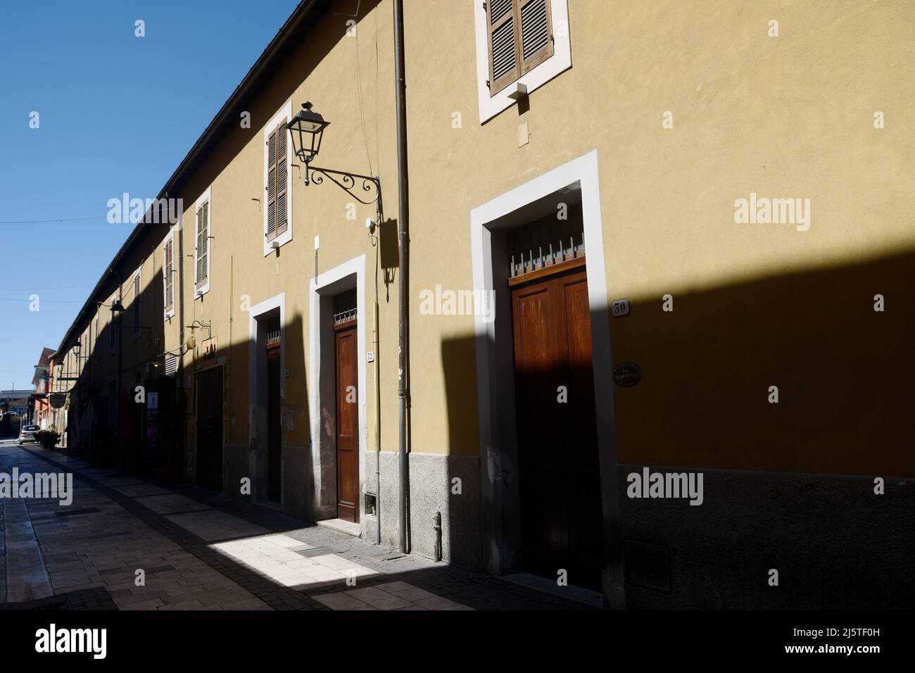 Via delle Caserme, old town, Pescara, Abruzzo, Italy, April 2022 Stock ...