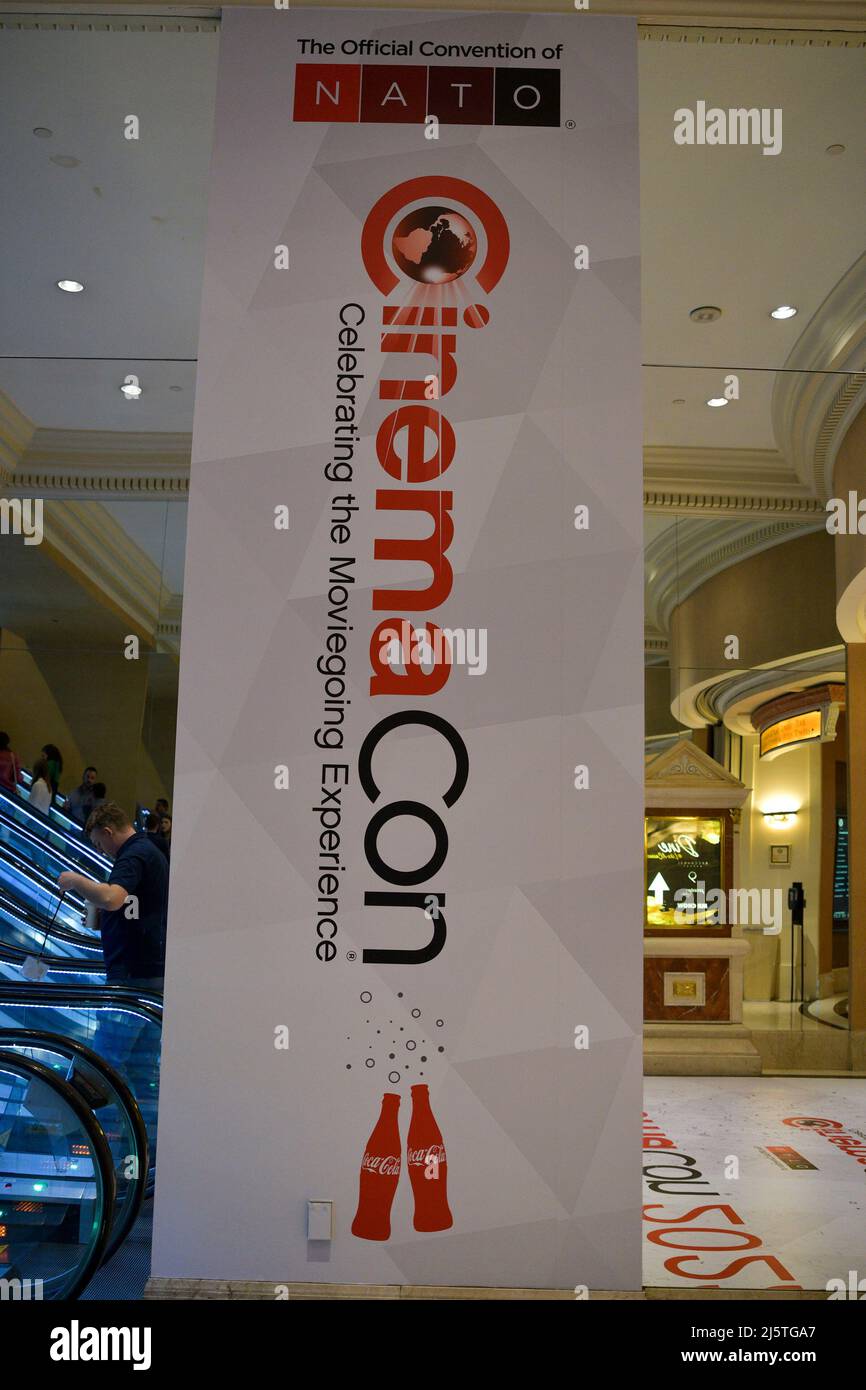 Las Vegas, NV, USA. 25th Apr, 2022. Atmosphere at CinemaCon 2022 at ...