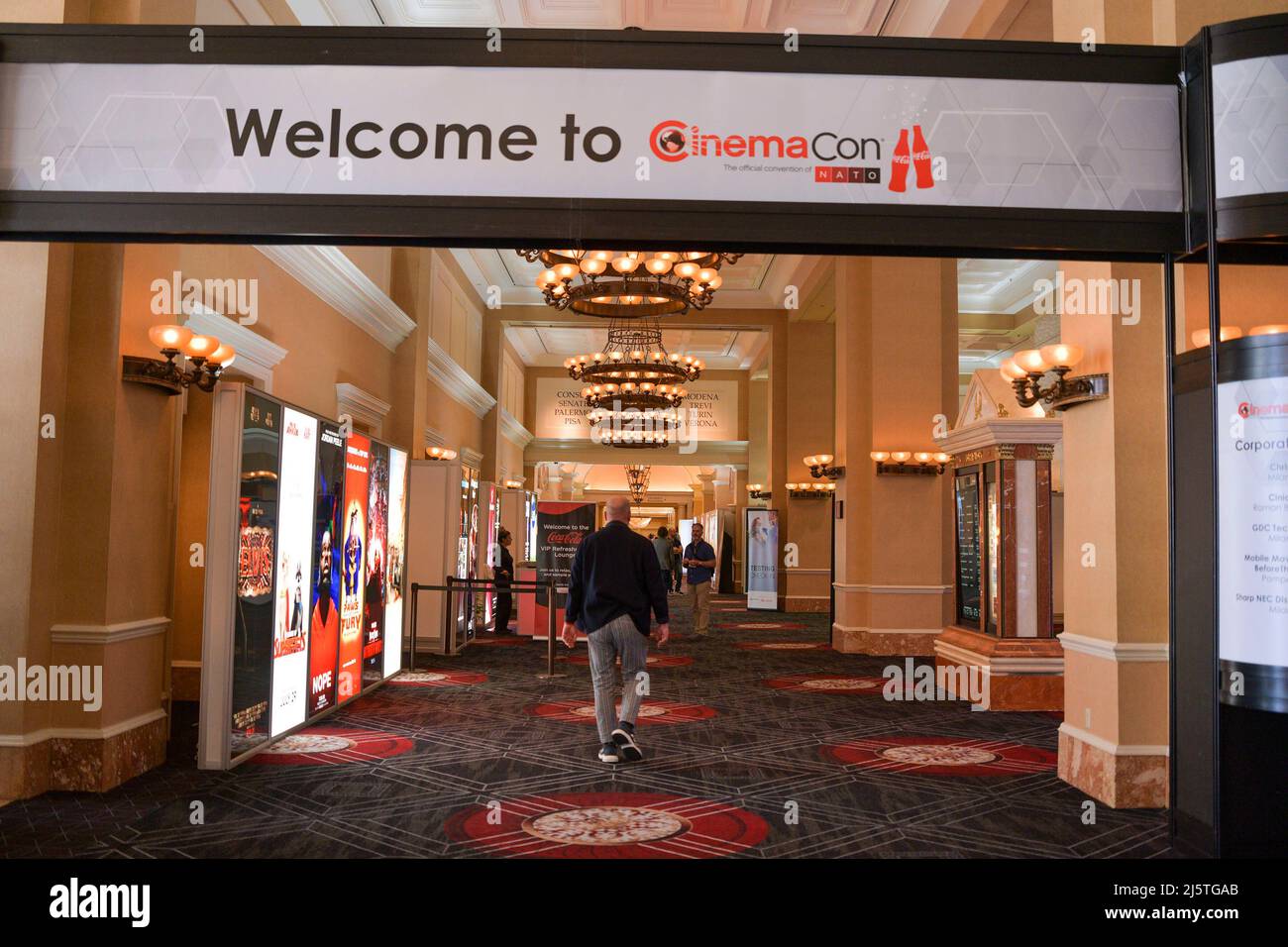 Las Vegas, NV, USA. 25th Apr, 2022. Atmosphere at CinemaCon 2022 at ...