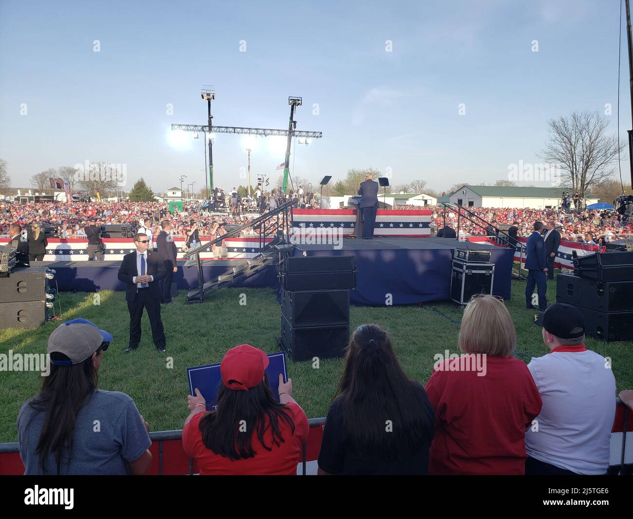 Trump political rally, Delaware, Ohio, April 23, 2022 Stock Photo - Alamy