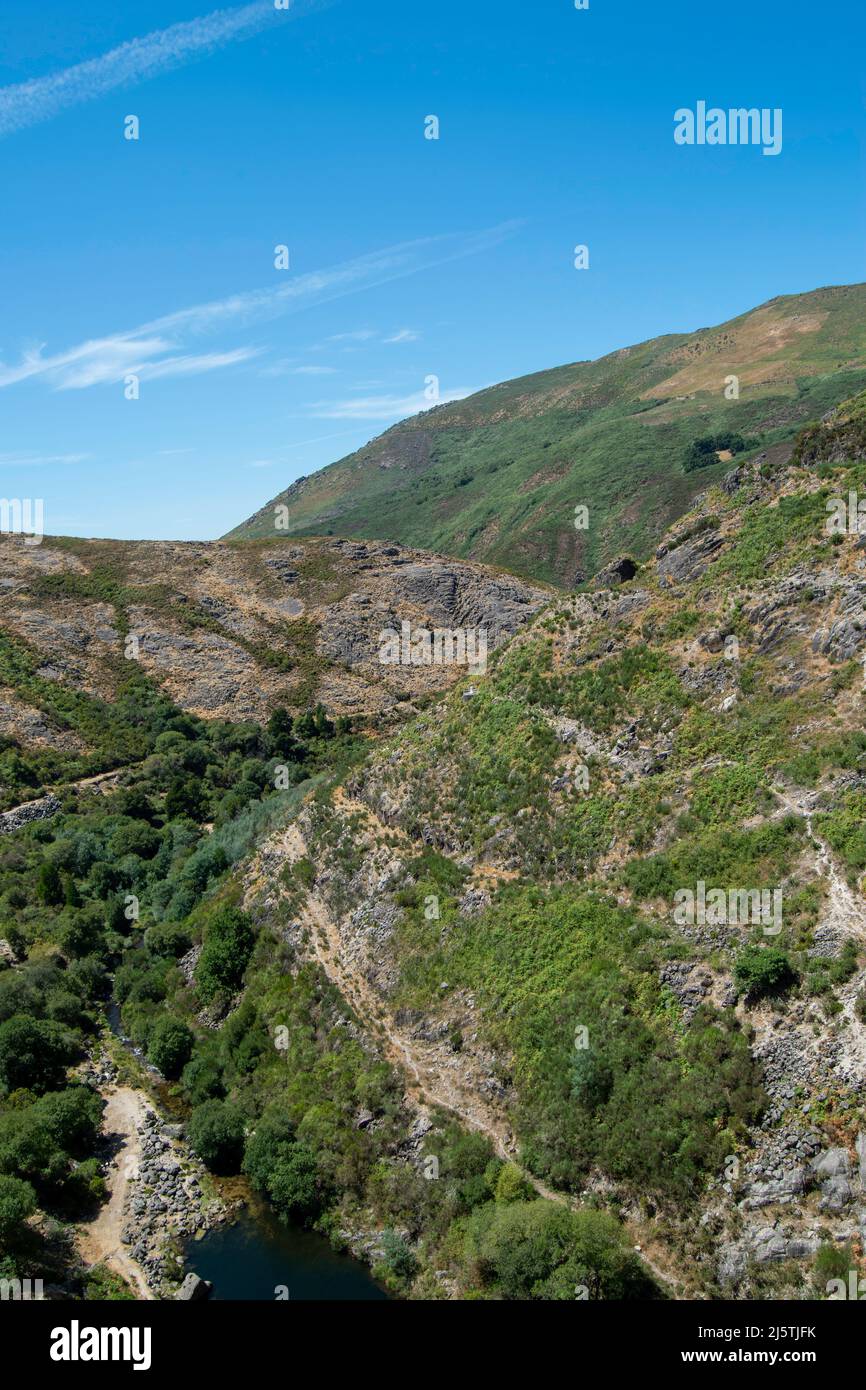 Mountains landscape vertical photography, Natural park of Peneda Gerês ...