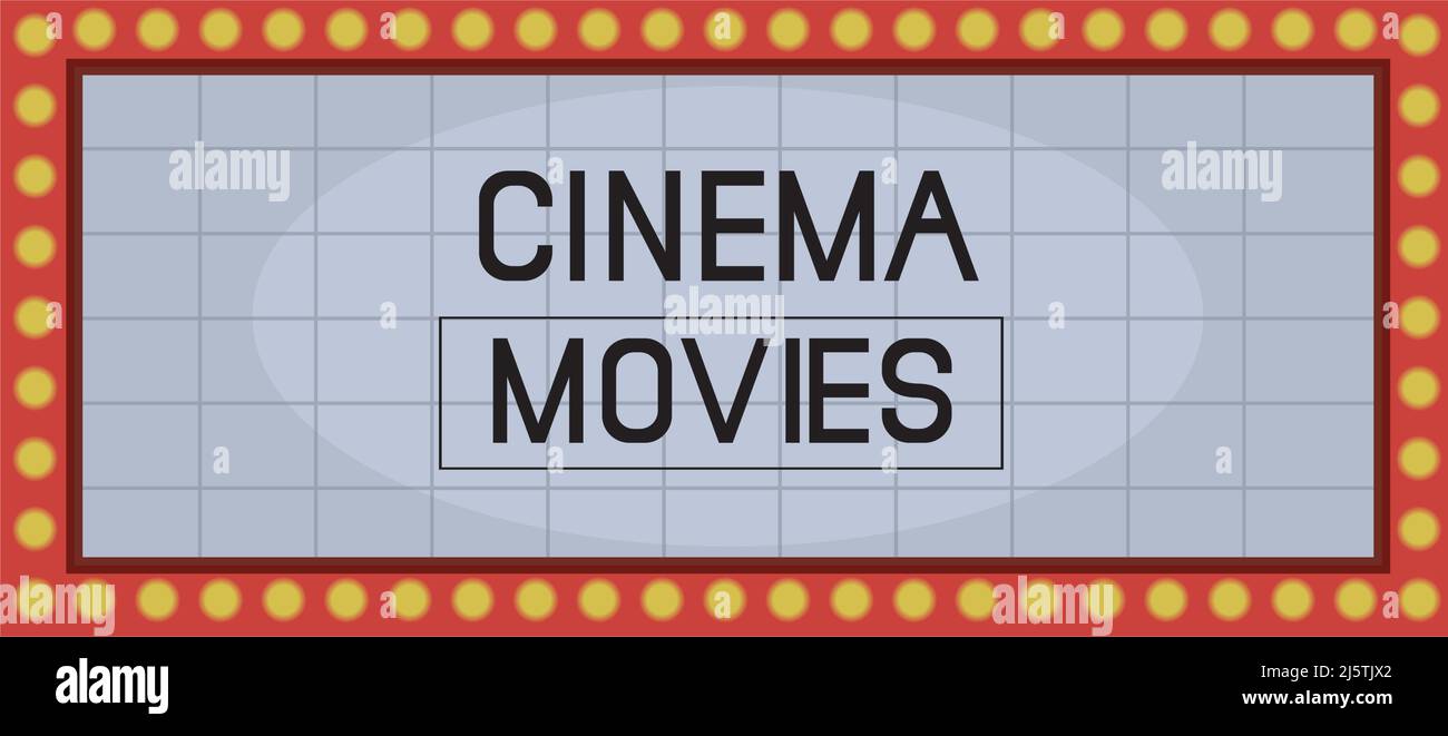 cinema movies billboard Stock Vector Image & Art - Alamy