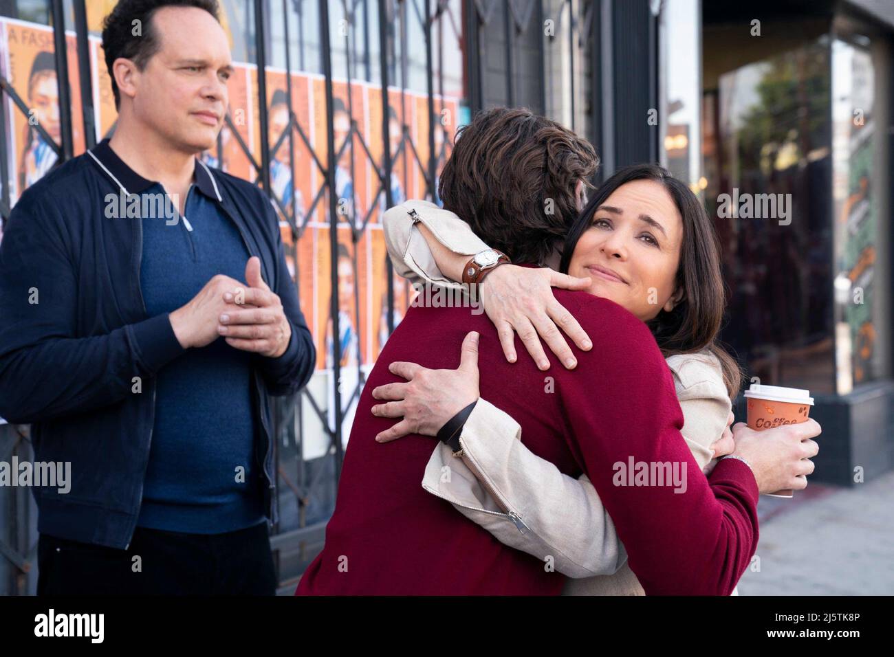 BETTER THINGS, from left: Diedrich Bader, Pamela Adlon, Family Meeting ...