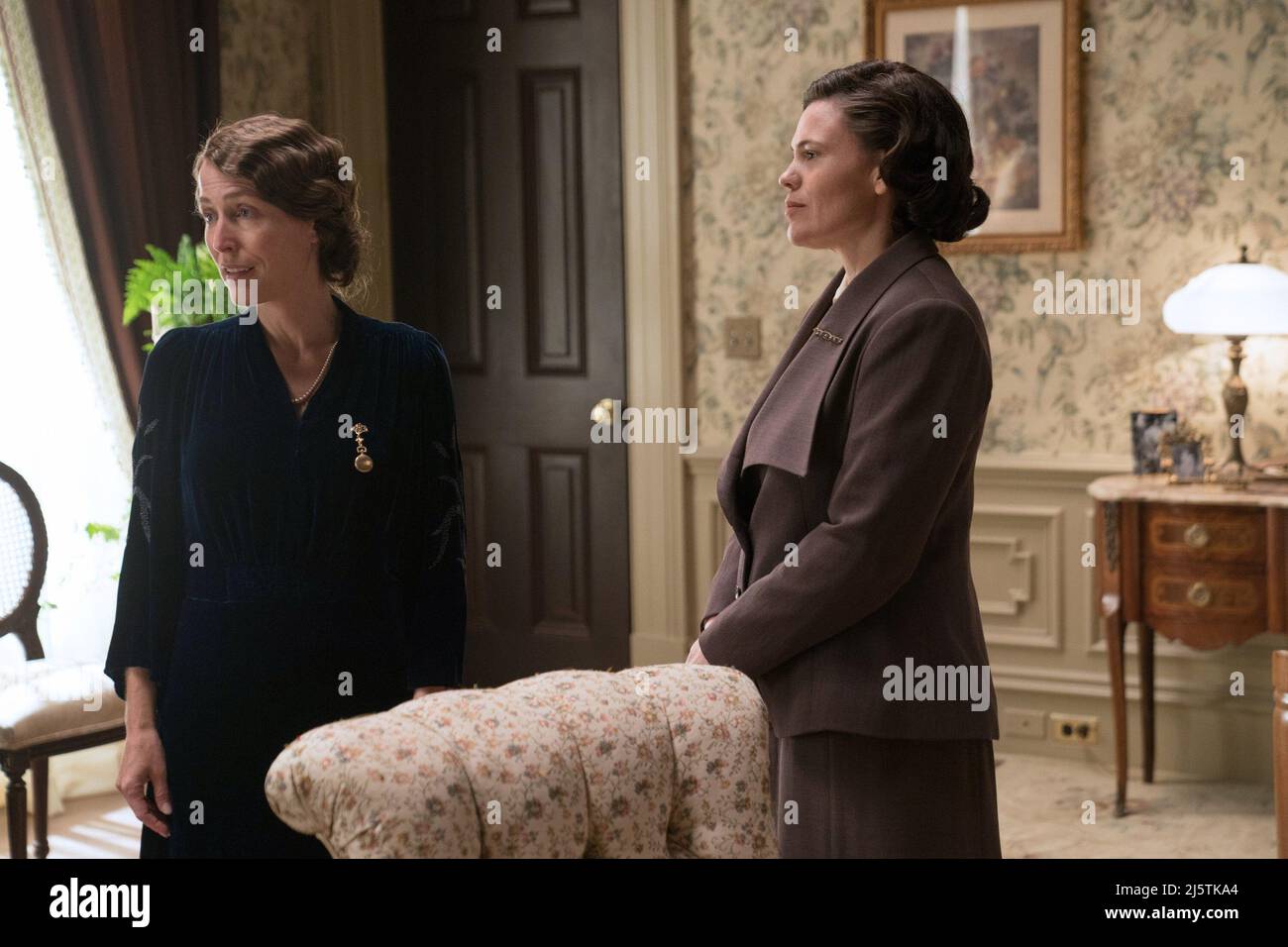 THE FIRST LADY, from left: Gillian Anderson as Eleanor Roosevelt, Clea ...