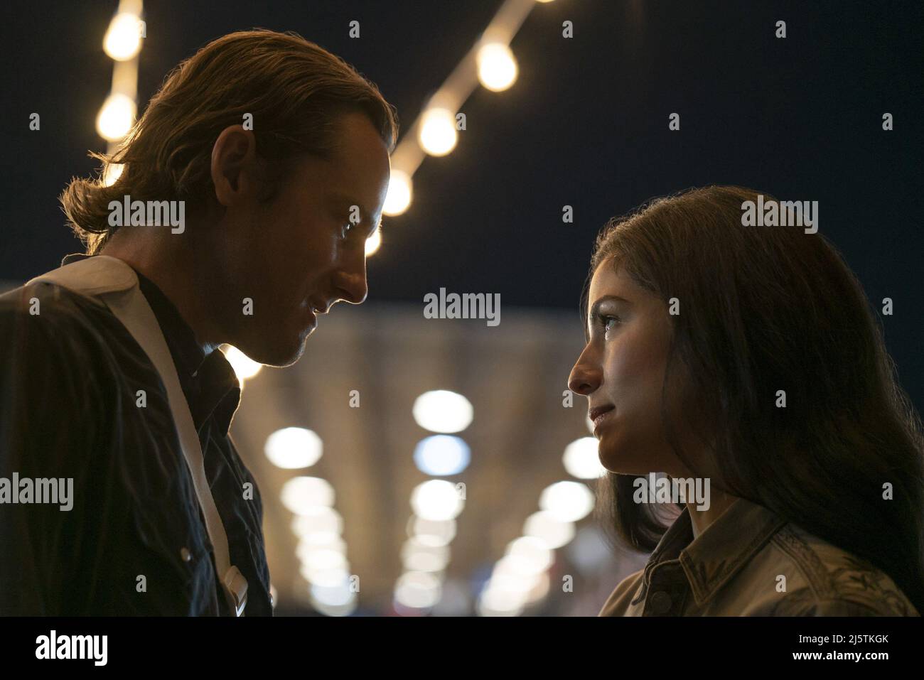 OUTER RANGE, from left: Lewis Pullman, Isabel Arraiza, (Season 1, aired ...