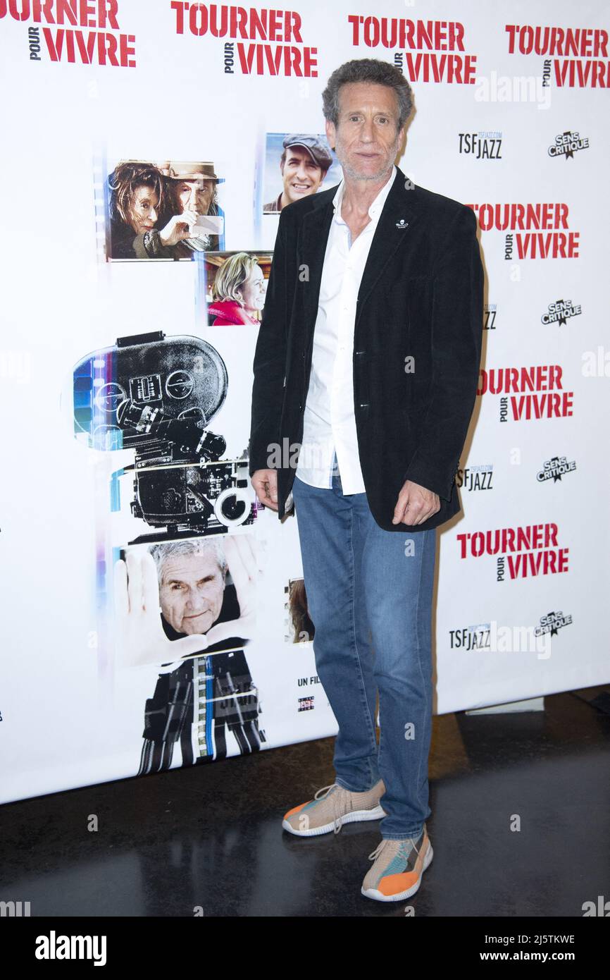 Paris, France, April 25, 2022, Philippe Azoulay attending the Tourner ...