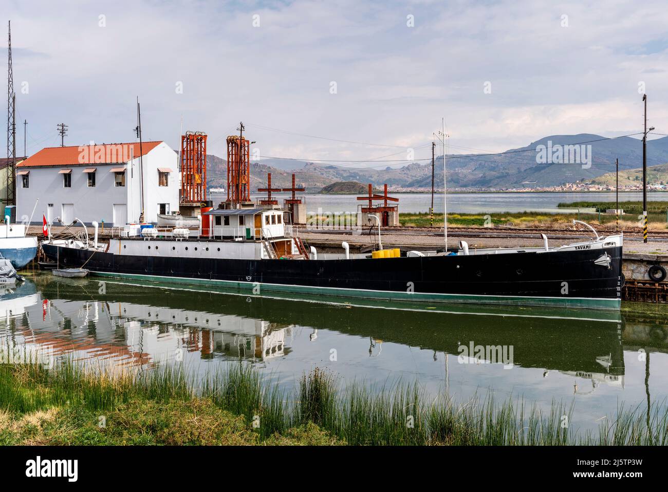 The Yavari Steam Ship, Lake Titicaca, Puno Province, Peru Stock Photo ...