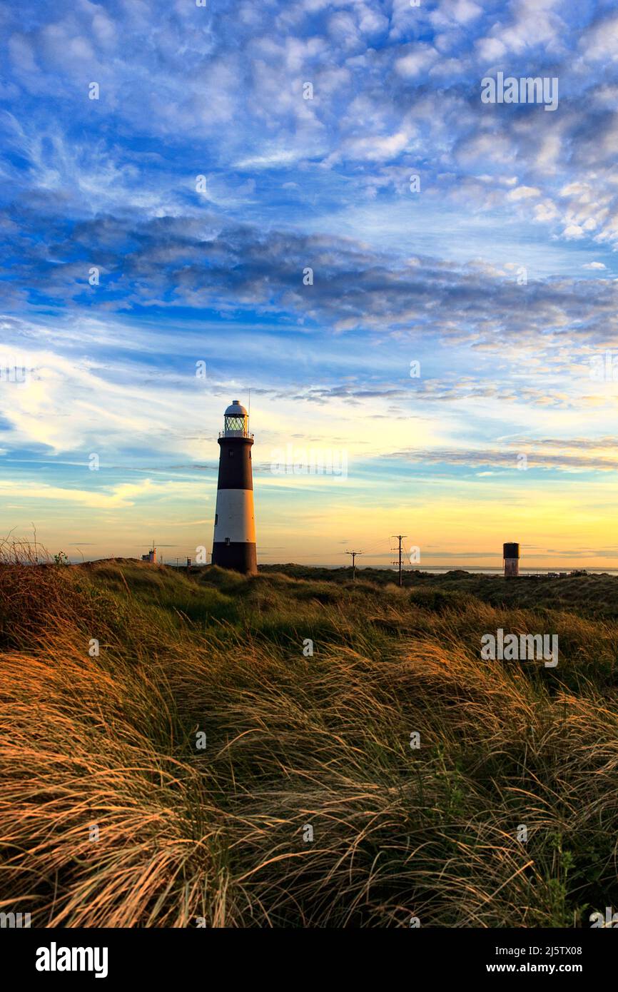Spurn Point Lighthouse Stock Photo - Alamy