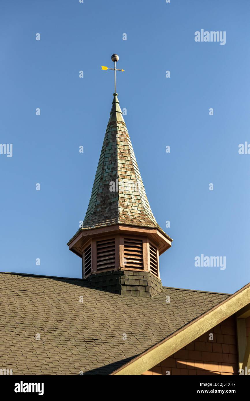 Steeple On The Mule Barn In Grand Canyon National Park Stock Photo - Alamy