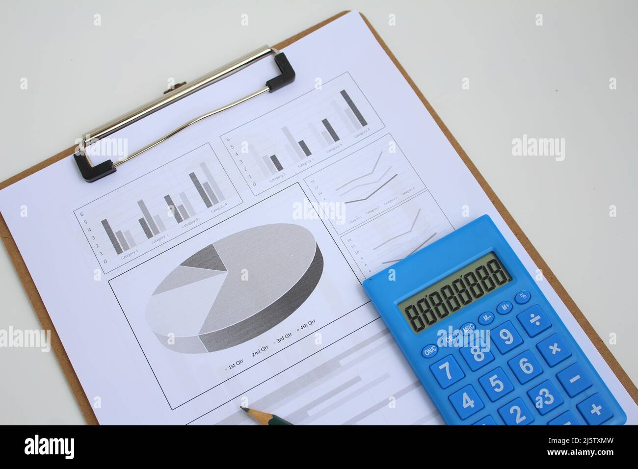 An auditor giving signature at audit report and finalizing the result ...
