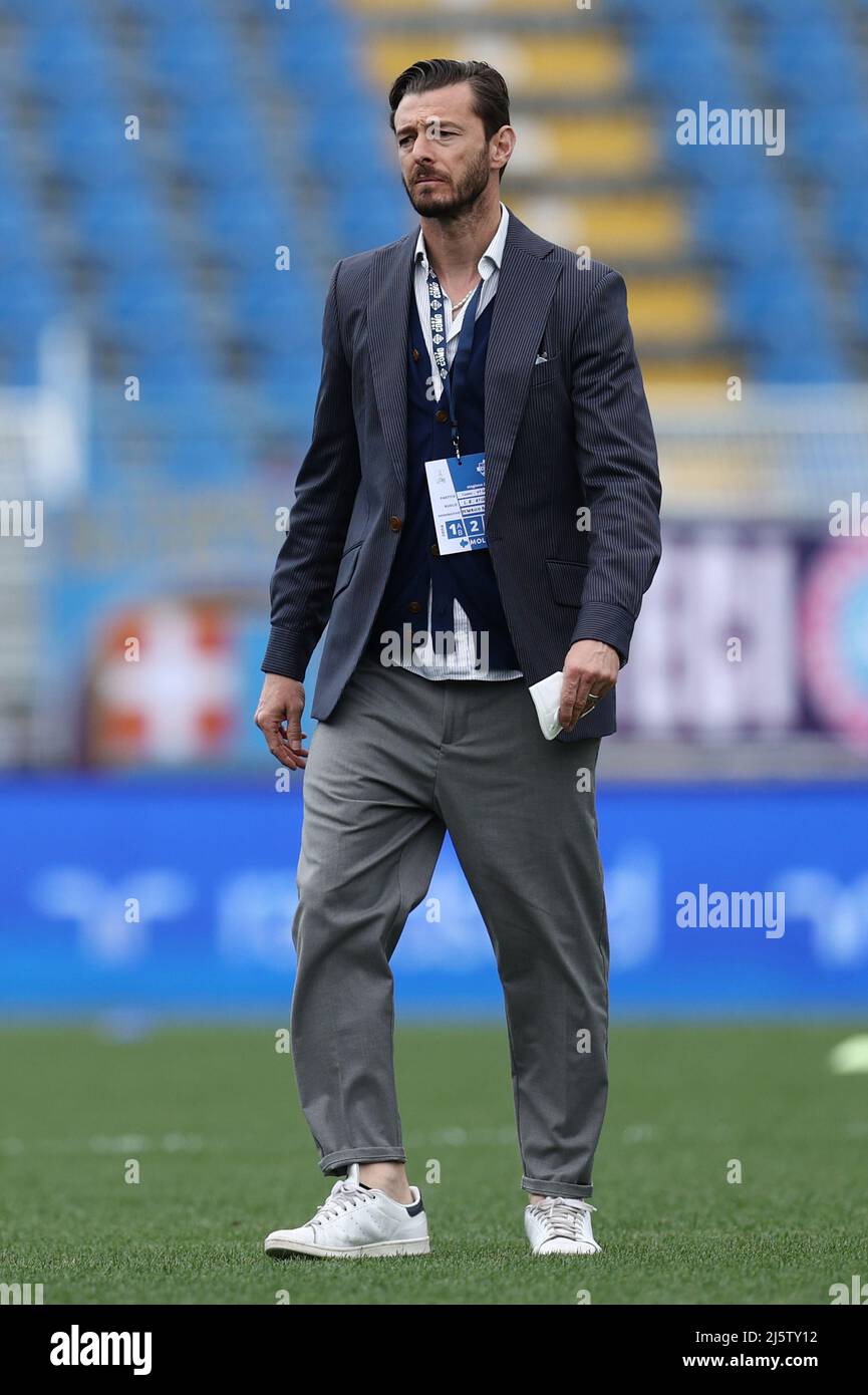 Stadio Giuseppe Sinigaglia, Como, Italy, April 25, 2022, Federico ...