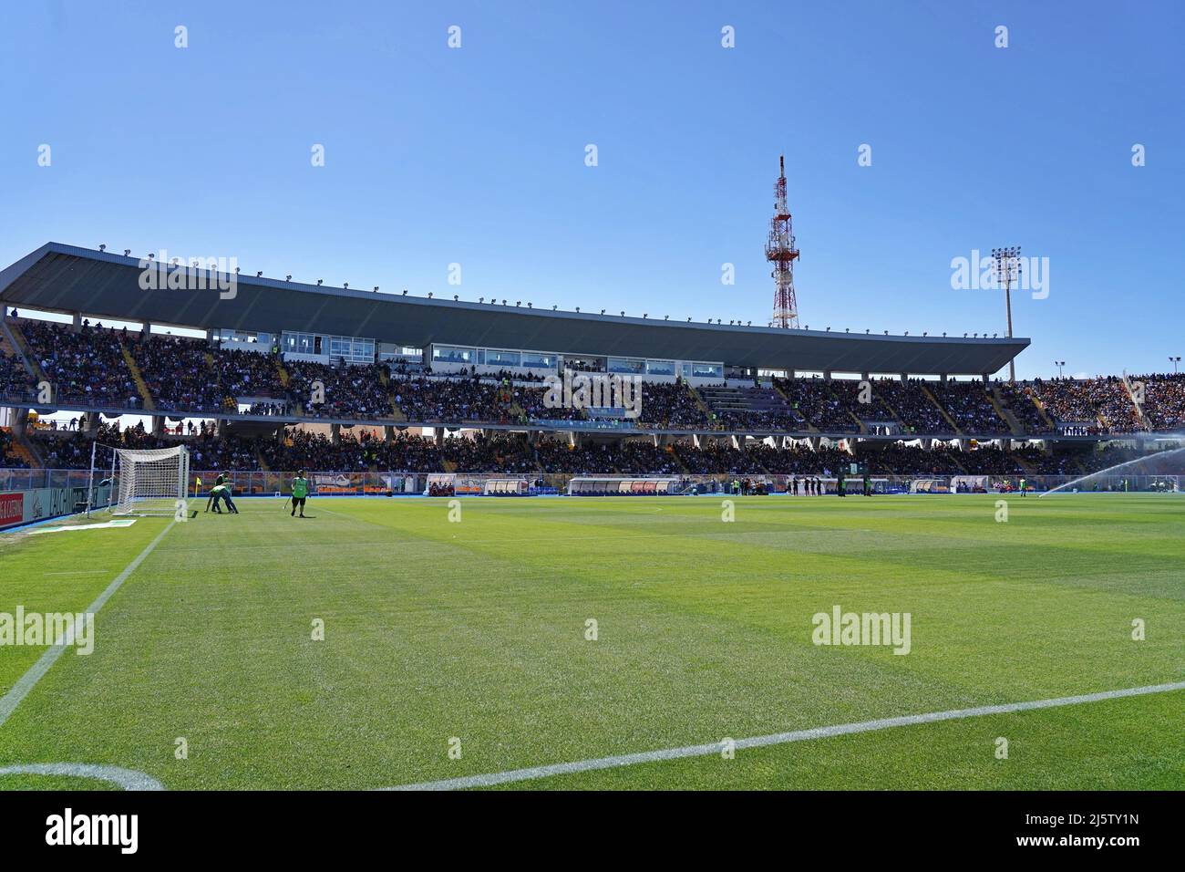 Lecce, Italy: April 25, 2022, Lecce, Italy, Stadio Via del Mare, April ...