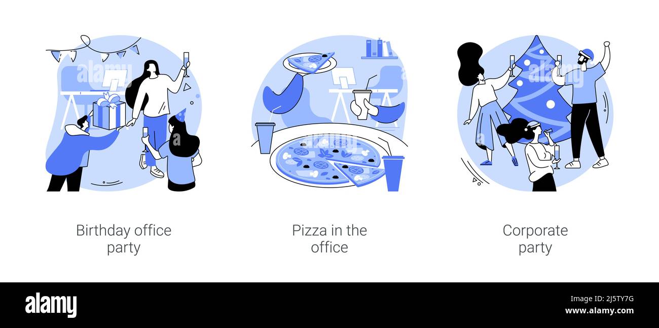 Team events isolated cartoon vector illustrations se Stock Vector Image ...