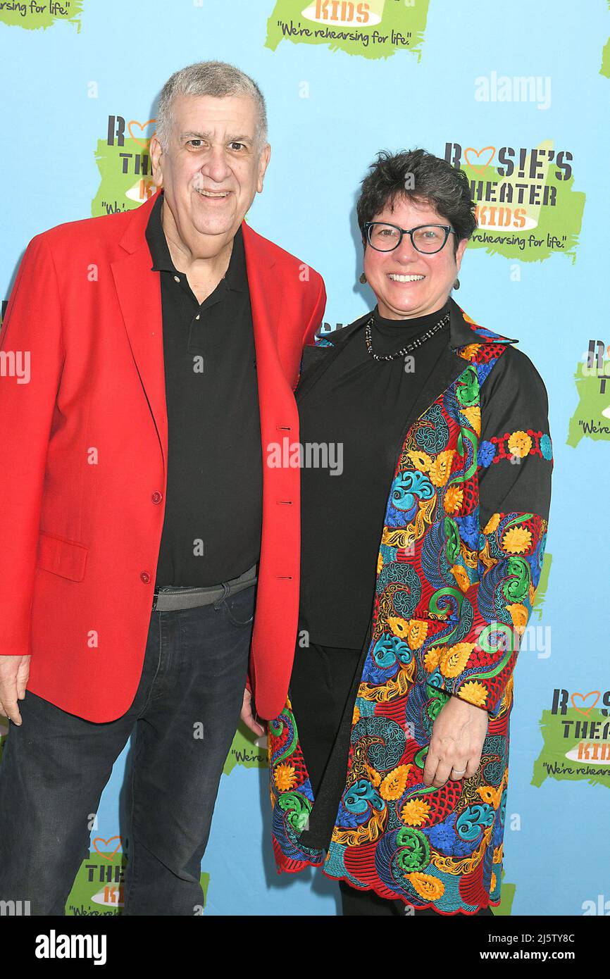 New York, New York, USA. April 25, 2022, Elliott Masie and Cathy Masie ...