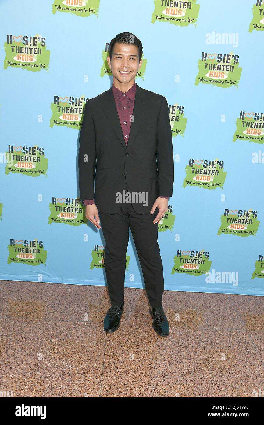 New York, New York, USA. April 25, 2022, Telly Leung attends Rosie's ...