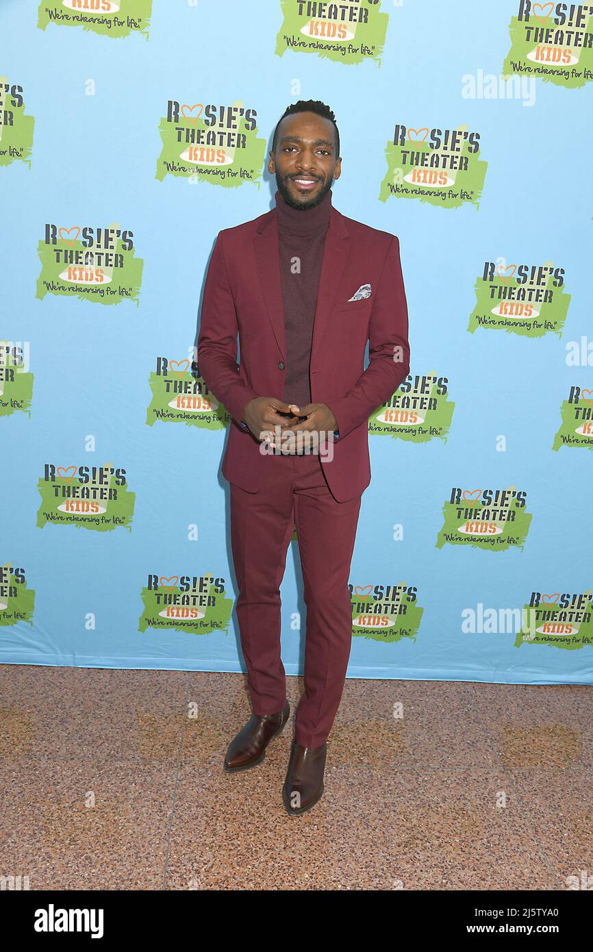 Daniel J Watts attends Rosie's Theater Kids Gala on April 25, 2022 at ...