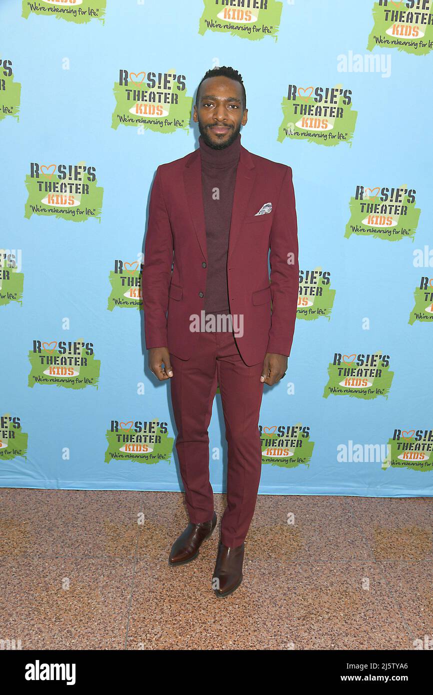 Daniel J Watts attends Rosie's Theater Kids Gala on April 25, 2022 at ...