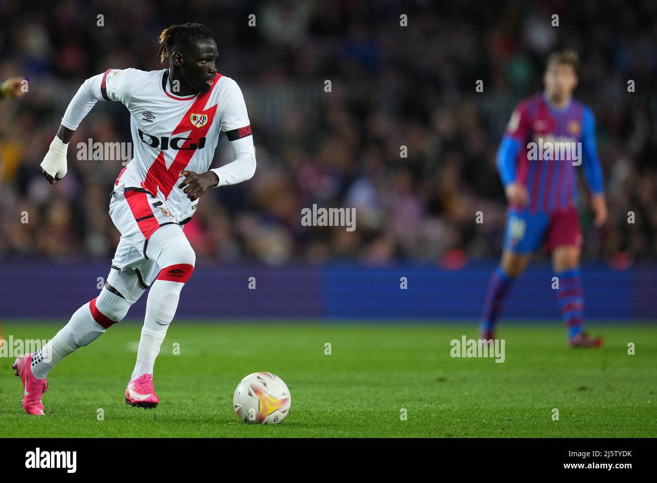 Pathe Ciss of Rayo Vallecano during the La Liga match between FC ...