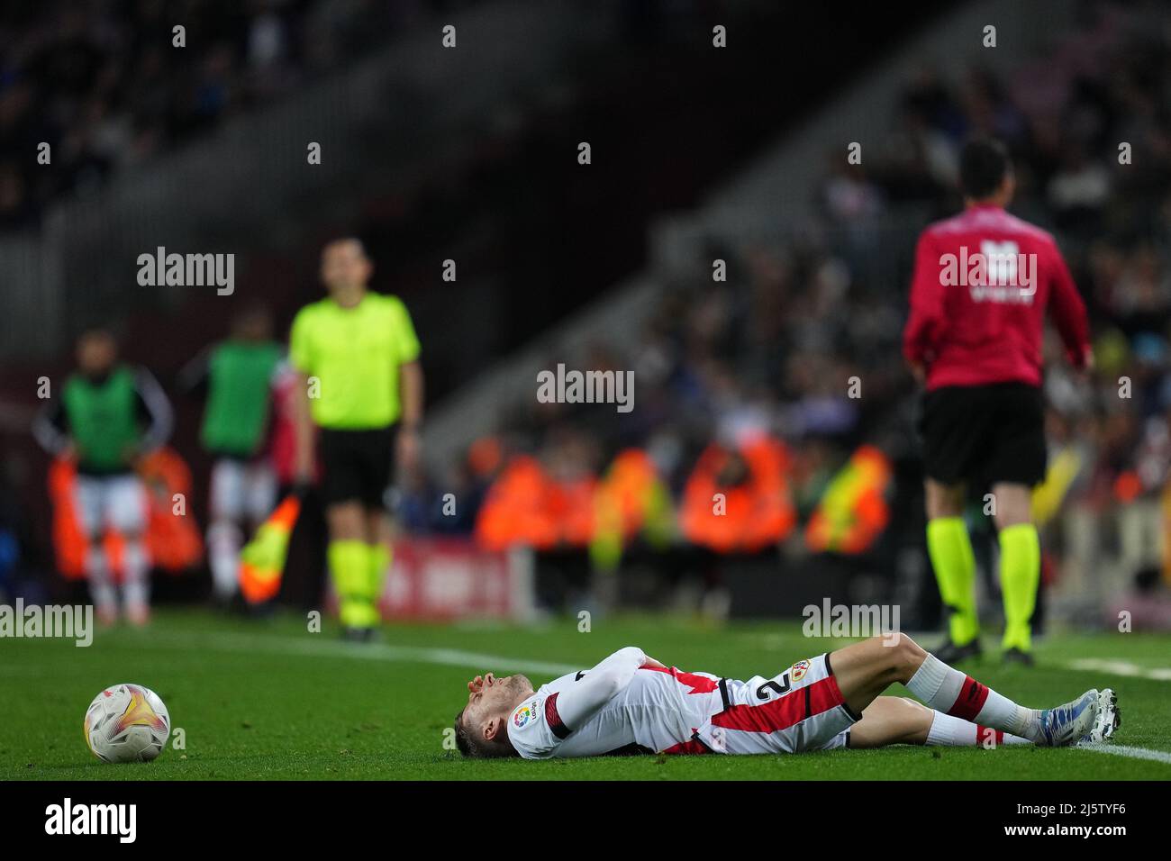 Ivan Balliu of Rayo Vallecano during the La Liga match between FC ...