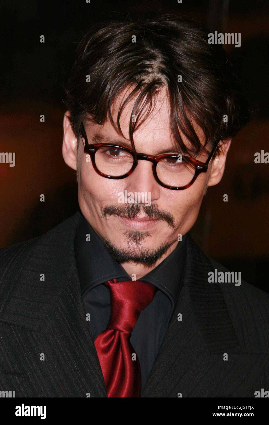 Johnny Depp attends the premiere of Dreamworks/Warner Bros. Pictures ...