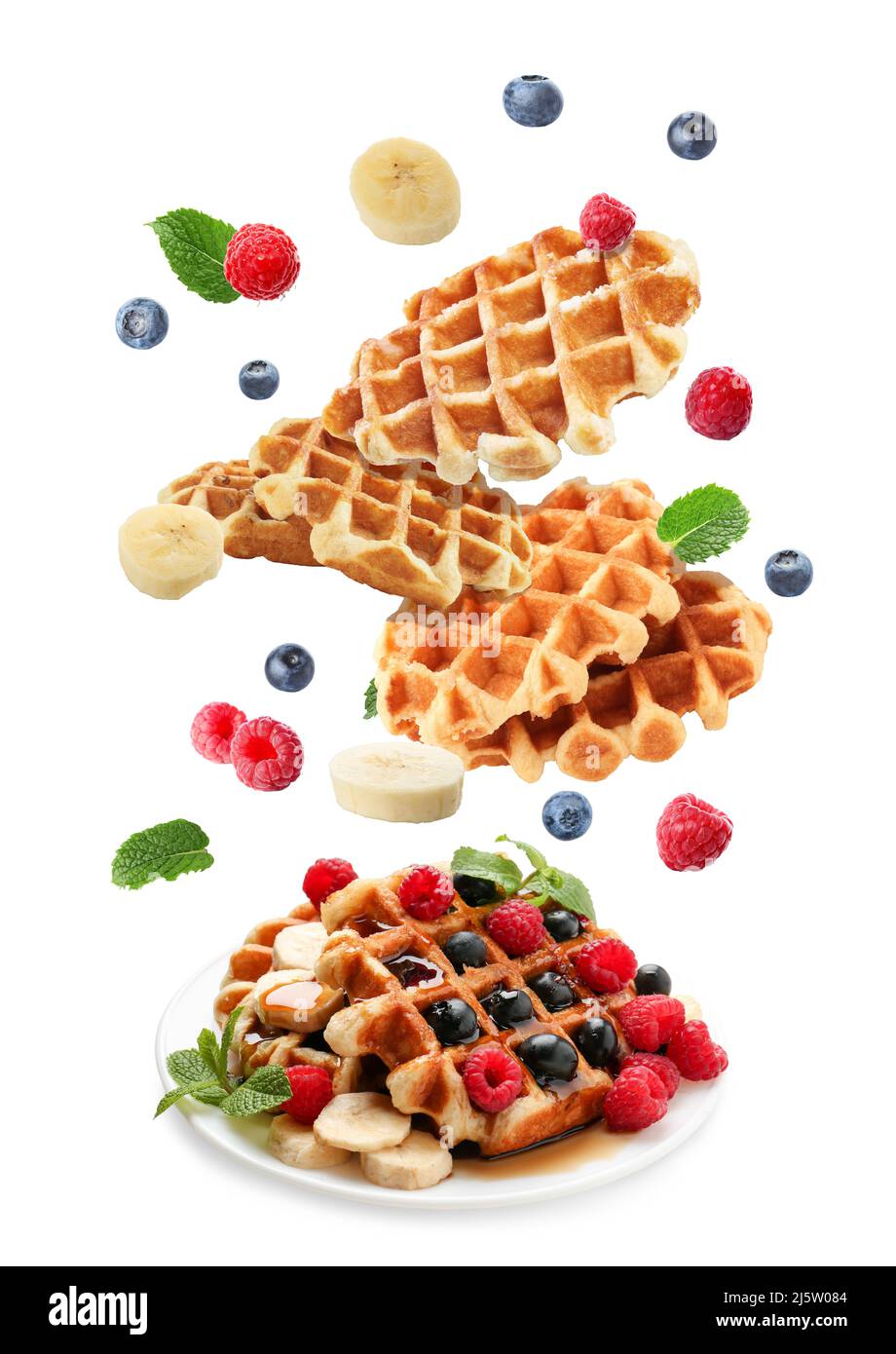 Flying plate and object Cut Out Stock Images & Pictures - Alamy