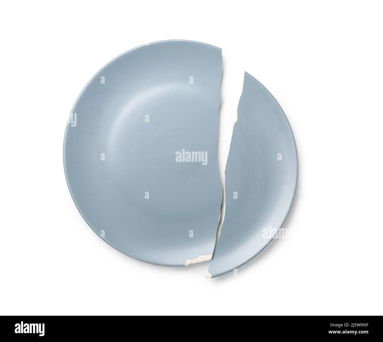 Broken ceramic plate on white background Stock Photo - Alamy