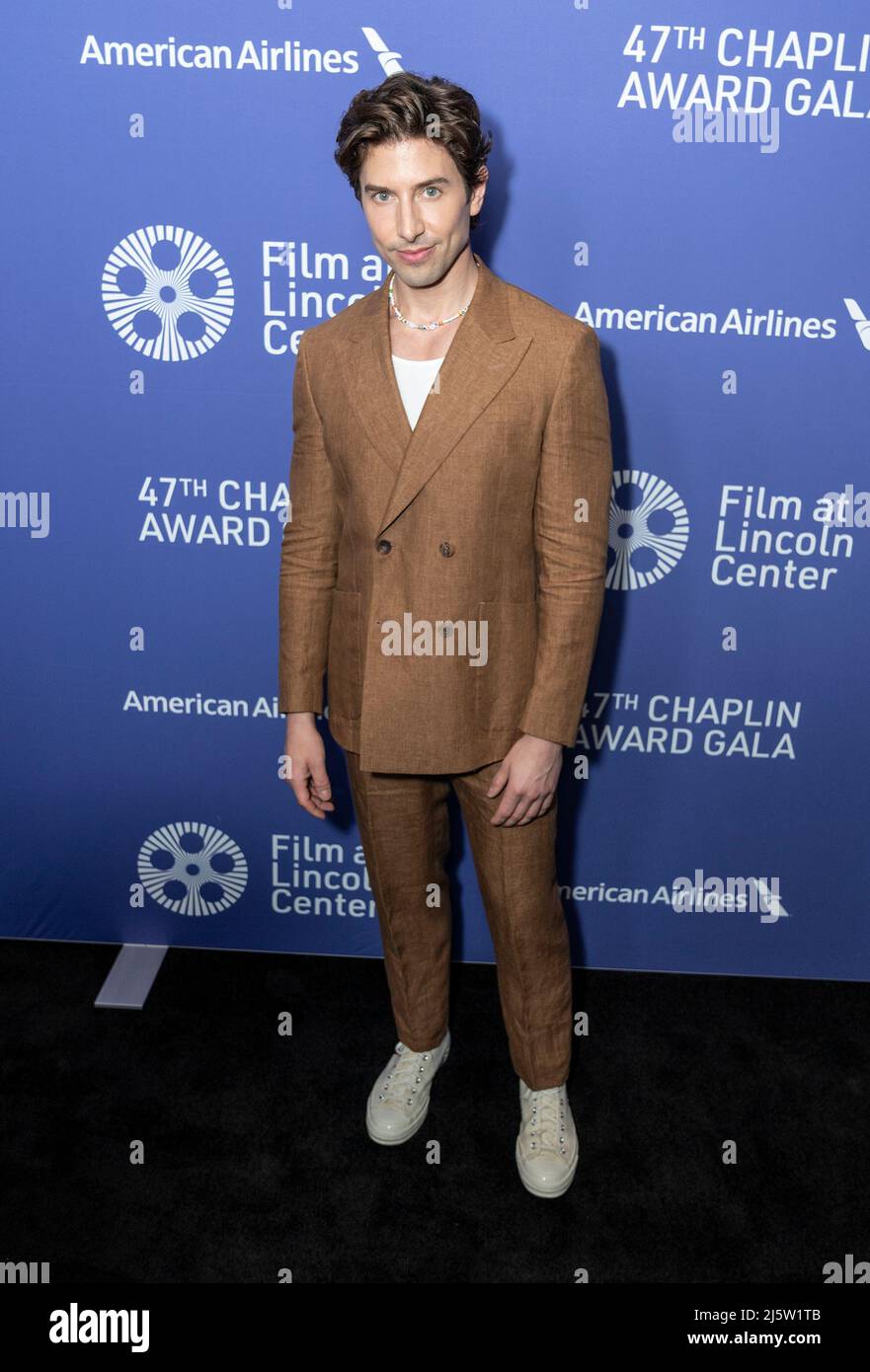 New York, USA. 25th Apr, 2022. Nick Adams attends 47th Chaplin Award ...