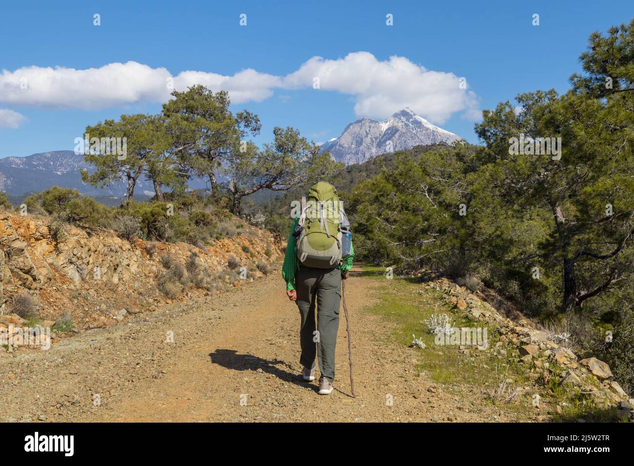 Beautiful nature landscapes in Turkey mountains. Lycian way is famous ...